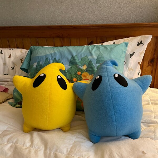 Luma Plush, Blue Star Toys, Luma Plushie Handmade Soft Doll 8 Inches - Etsy