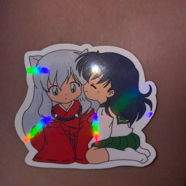Pink Bubble Sticker Anime Waterproof Sticker Sheet Holographic Vinyl