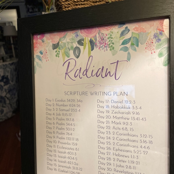 2025 Unshaken Scripture Writing Plans (digital Download) INDIVIDUAL - Etsy