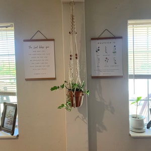 Bible Verse Wall Art, Psalm 23 Poster, the Lord is My Shepherd, Minimal ...