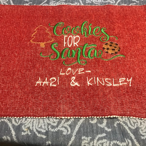Cookies for Santa Embroidery Design - 6 Sizes 10 Formats Dst Exp Hus ...