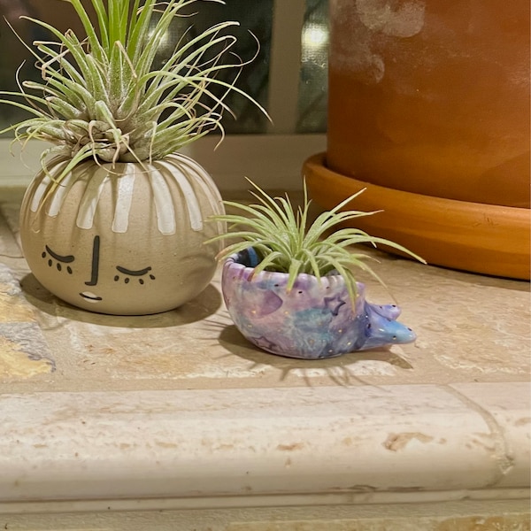 Ceramic Alien UFO Scene Shadowbox Wall Art / Mountain Art / Mountain ...