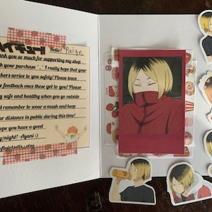 Haikyuu Tanaka/nishinoya Stickers - Etsy