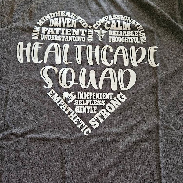 Healthcare Squad Shirts, Health Care Worker Shirt, Health Care Hero ...