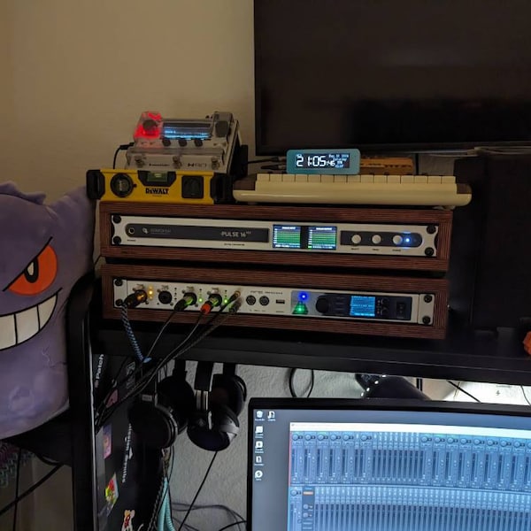 1U Audio Rack - Made to Order | Desktop Studio Equipment Rack Mount - Etsy