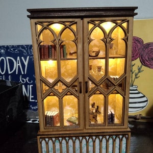 Book Nook DIY Kit Gothic Crypt Book Nook DIY Kit Cemetary Book Nook DIY ...