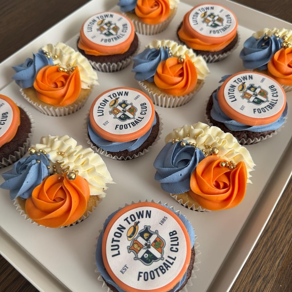 Personalised Cupcake Toppers | Edible Pre-cut Icing Discs 2" (50mm), 1. ...