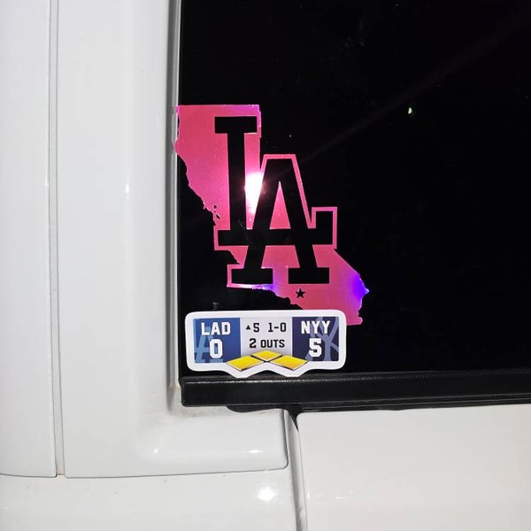 Baseball Fan Kiss-cut Sticker, Fun Baseball Sticker, Sports Fan ...