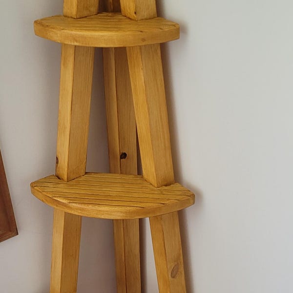 Handcrafted Oak Ladder Shelf - Farrow and Ball Painted - Choose Your ...