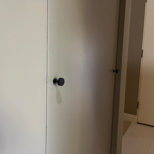 Black Brass Modern Round Circle Cabinet Drawer Handles Pulls - Etsy