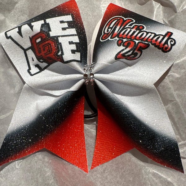 Custom Sublimated Logo Claw Print Cheer Bow Designed With Your Team ...