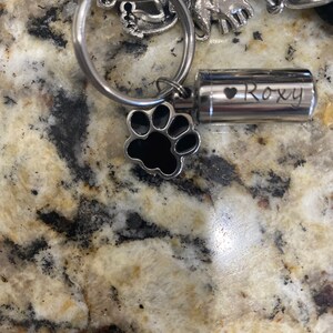 Dog Urn Cremation Keychain Personalized Memorial Ashes - Etsy