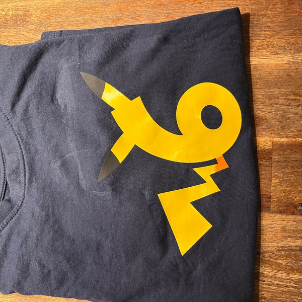 Pikachu Sixth Birthday, Number Six SVG - Etsy