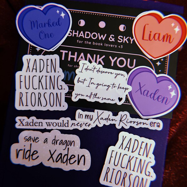 Xaden F Riorson Sticker 2in - Etsy