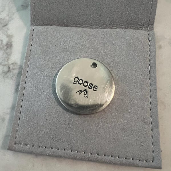 Simple Custom Hand Stamped Dog Tag, Dog Tags for Dogs, Pet Id Tag ...