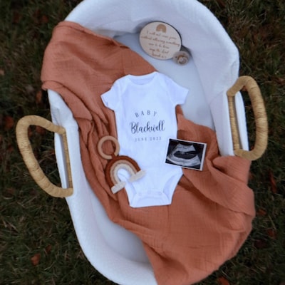 Rainbow Baby Nursery Sign/ Biblical Birth Announcement Sign/ Isaiah 66: ...