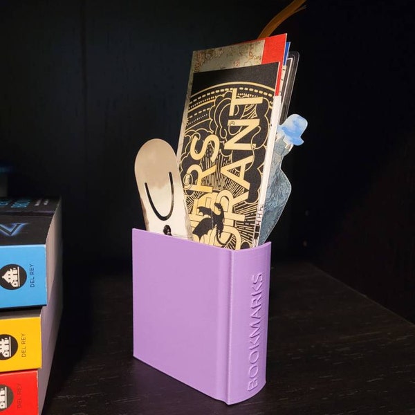 Book Shaped Bookmark Holder - Gifts for Readers - Bookshelf Decor ...