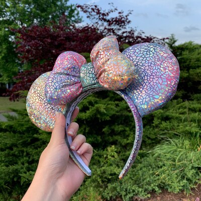 Rainbow Reptilian Dinosaur Dinoland Dino-rama Mouse Ears - Etsy