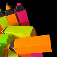 SVG File Bundle: 3D Pencil Gift Box and 3D Colored Pencil Gift Box ...