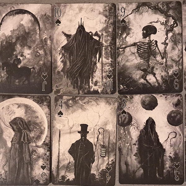 Cryptic - Classic 52-card Poker Playing Deck Featuring Dark Cloaked ...