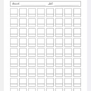 120 Tabela de Amostras de Cores em Branco | Para Imprimir | Tabela de Cores para Lápis de Cor ...