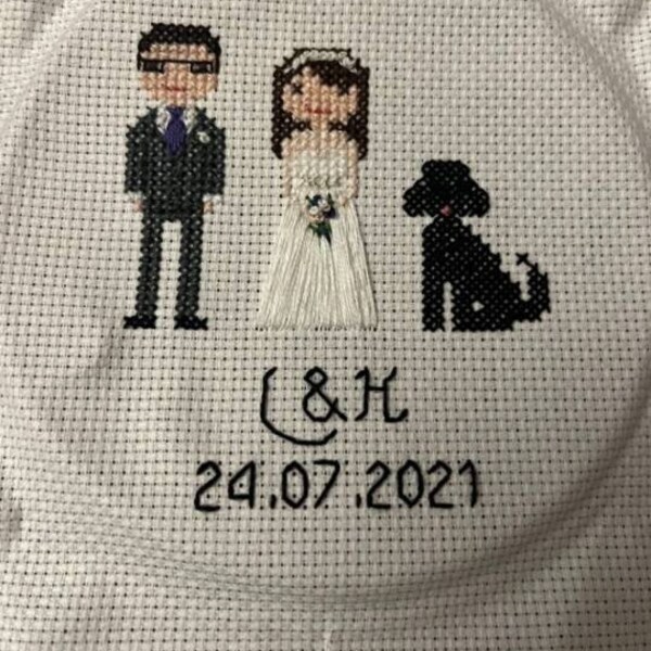 Modern Blackwork Embroidery Rose Pattern - Instant Download - Etsy