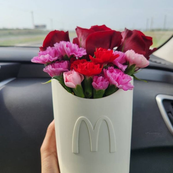 SAMPLE SALE! Fleurs Des Frites - PASTEL - Wall & Table Vase - Etsy