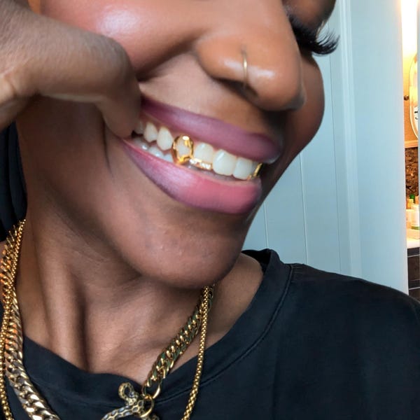 8-piece Custom Drip Grillz – Melting Drip Design – Silver or Gold ...