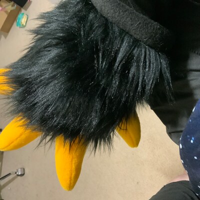 Furry Custom Plush Fursuit Hand Paws Deer, Dino & Protogen 1 Pair ...