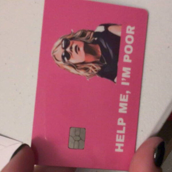 Treat Yo' Self Credit Card Skin, Sparkly Credit Card Skin, Credit Card ...