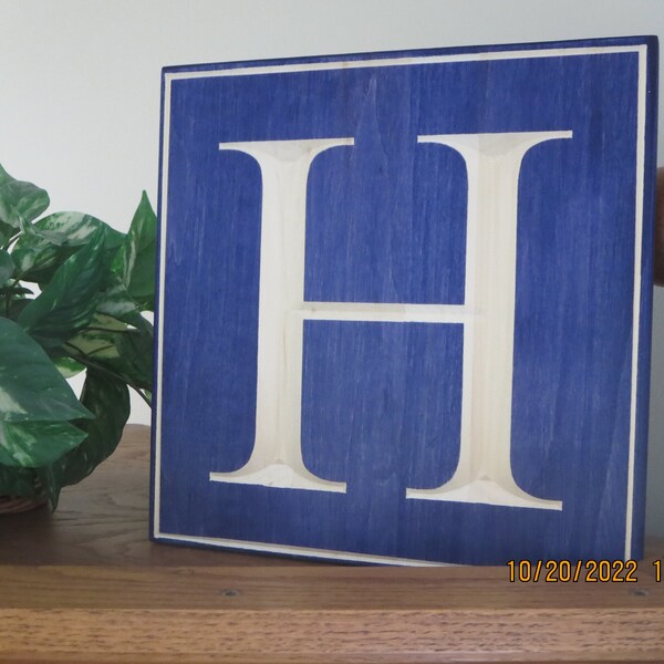 Engraved Letter C, Times New Roman Font, Wood Wall Art, Wood Decor - Etsy