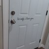 Be Safe I Love You Door Decal | Police Family | Firefighter Family ...