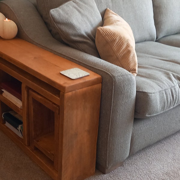 Floating TV Unit Rustic Wall Mounted Television Shelf Wooden TV Stand ...