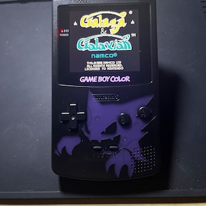 Custom Backlit Nintendo Gameboy Color Clear Blue/black by - Etsy