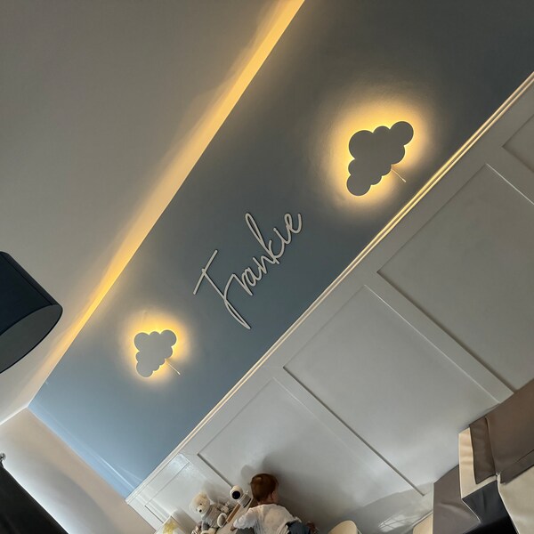 Set of 2 CLOUD WALL LIGHTS - Nursery Lighting - Baby Room Night Light ...