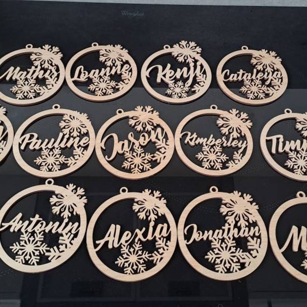 Laser Cut Wood Names Custom Laser Cut Name Signs Wedding Place Cards ...