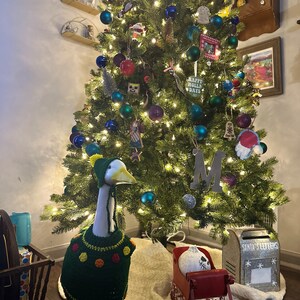 Queen Elizabeth England Goose Geese Outfit Crochet Lawn Geese Clothes ...