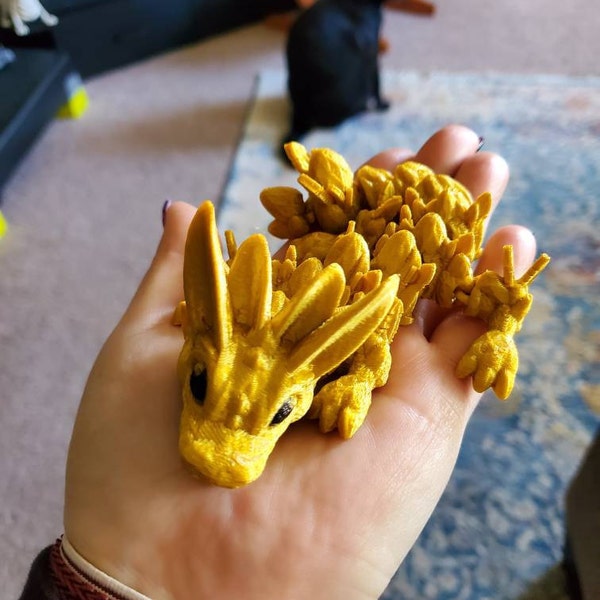 3D Printed Dragon Display Stand: Articulated Dragon Home - Etsy