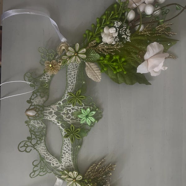 Snow Queen Inspired Headdress - Ivory, Silver Lace Snowflake Beaded ...