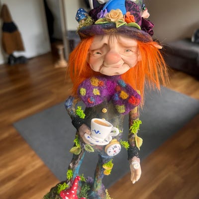 Duende, Duende del Bosque, Forest creature, Hecho a mano, Fantasy art ...
