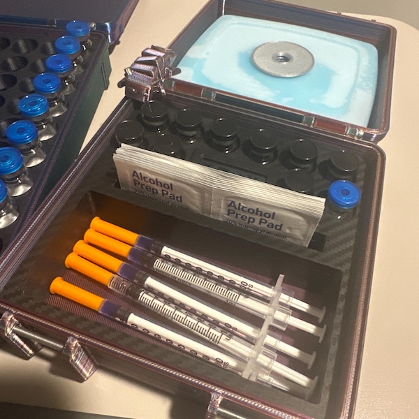 Syringe Peptide Vial Storage Container Carrying Case Organizer - Etsy