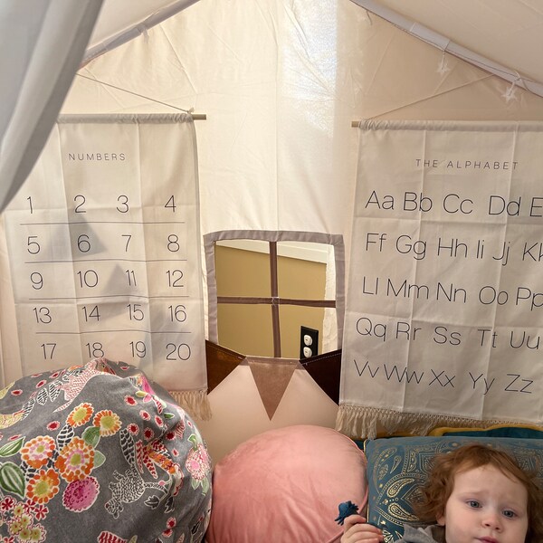 ABC Poster - Alphabet Tapestry Back to School Homeschool Decor - Etsy