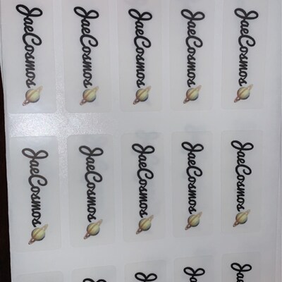 Crystal Clear Stickers for Lipgloss Tube and Containers : Rectangle or ...