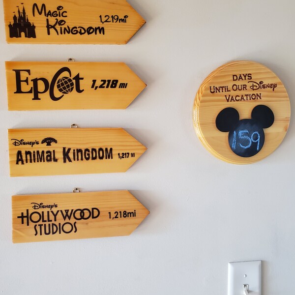 Countdown Sign to Your Next Magical Vacation. - Etsy