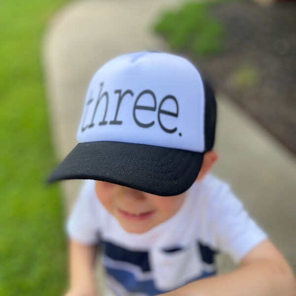 3rd Birthday Outfit - Third Birthday Hat - Three Hat - 3rd Birthday ...