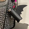 Bat Crazy Vegan Vinyl Faux Leather Black Demon Wing Lighter Case ...