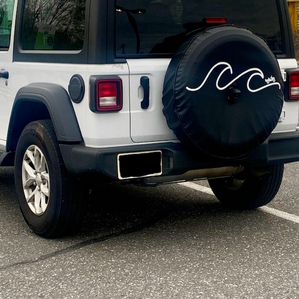 Beach Wave Tire Cover: Weatherproof, Heavy-duty, Vinyl - Etsy