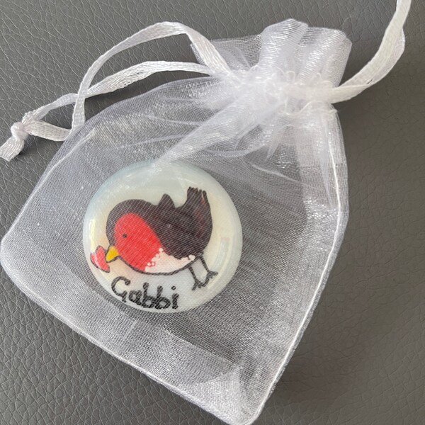 Positivity Pocket Hug Pebbles Handmade Hand Painted Happiness Courage ...