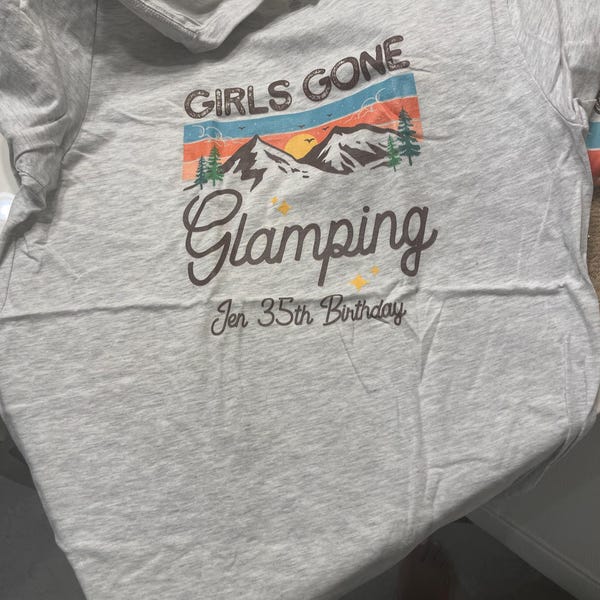 Girls Gone Glamping Shirt Moms Glamping Tshirt Gift for Camper Girls ...