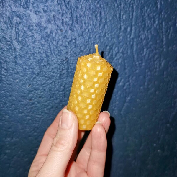 Vintage Brass Brutalist Candle Holder, Antique Candlestick, Unique ...